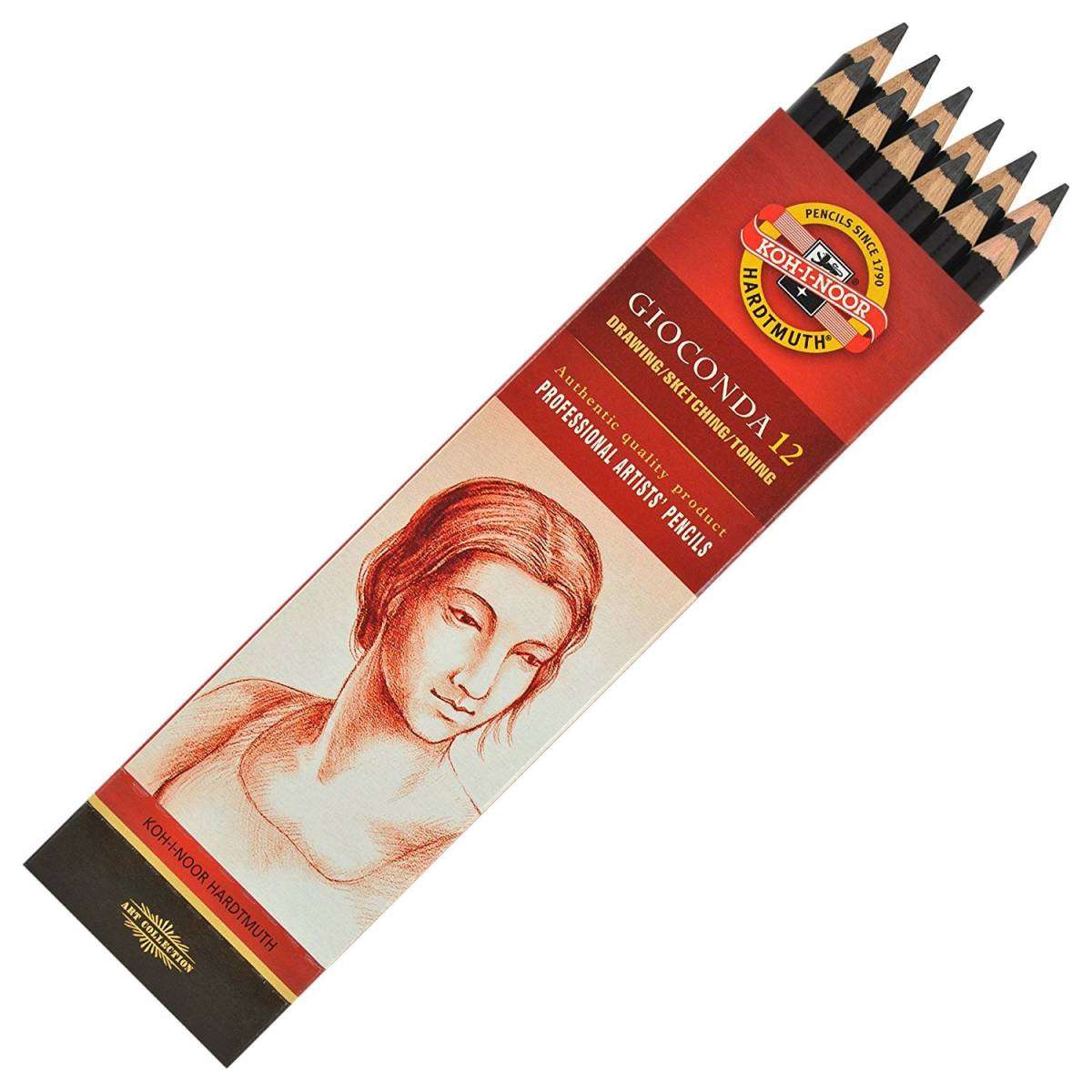 Koh-I-Noor Gioconda – Set 12 Extra Charcoal Professional Artist’s ...